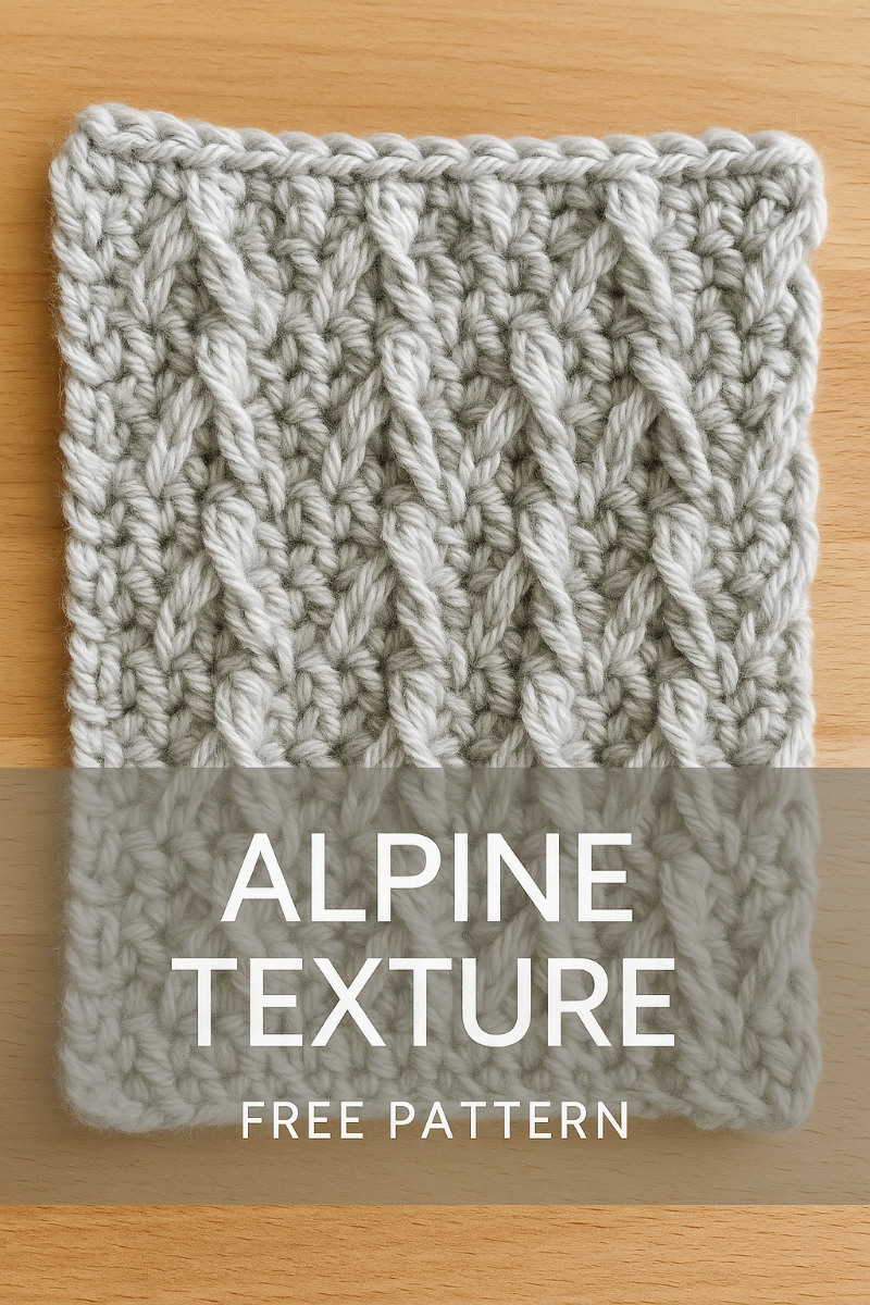 Alpine Texture Crochet Pattern