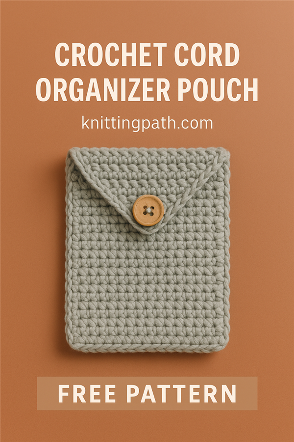 Crochet Remote Control Holder Free Pattern