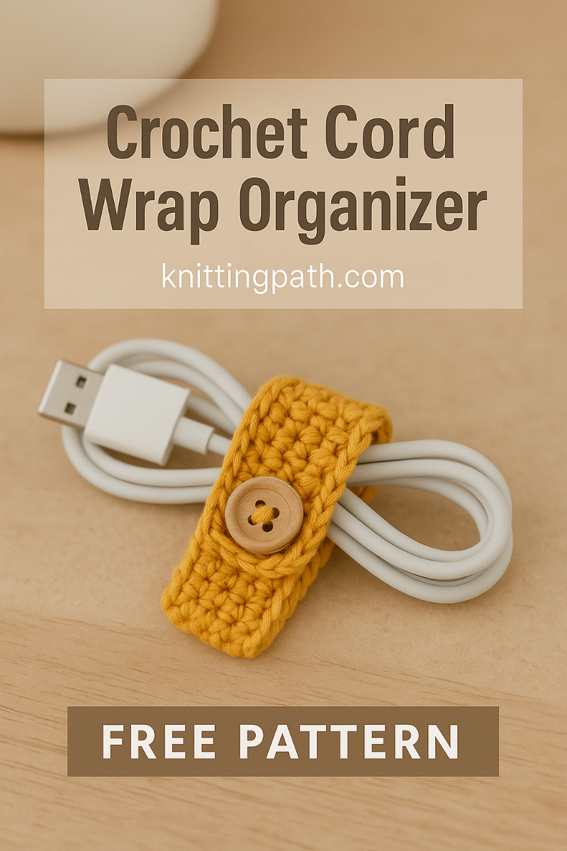 Crochet Cord Wrap Organizer Free Pattern