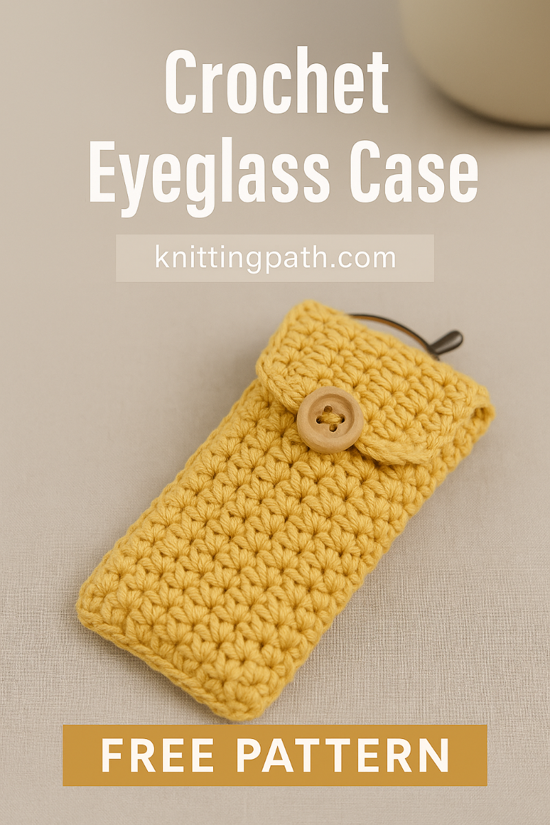 Crochet Eyeglass Case