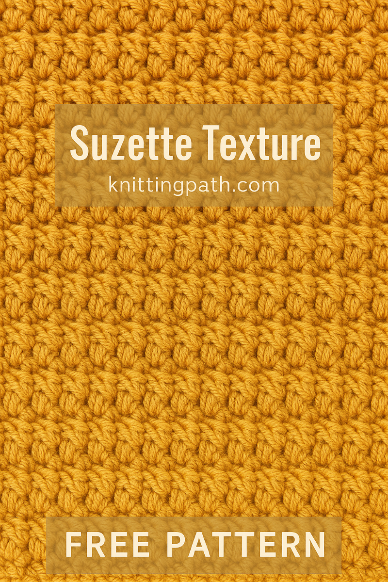 Suzette Texture Crochet Pattern